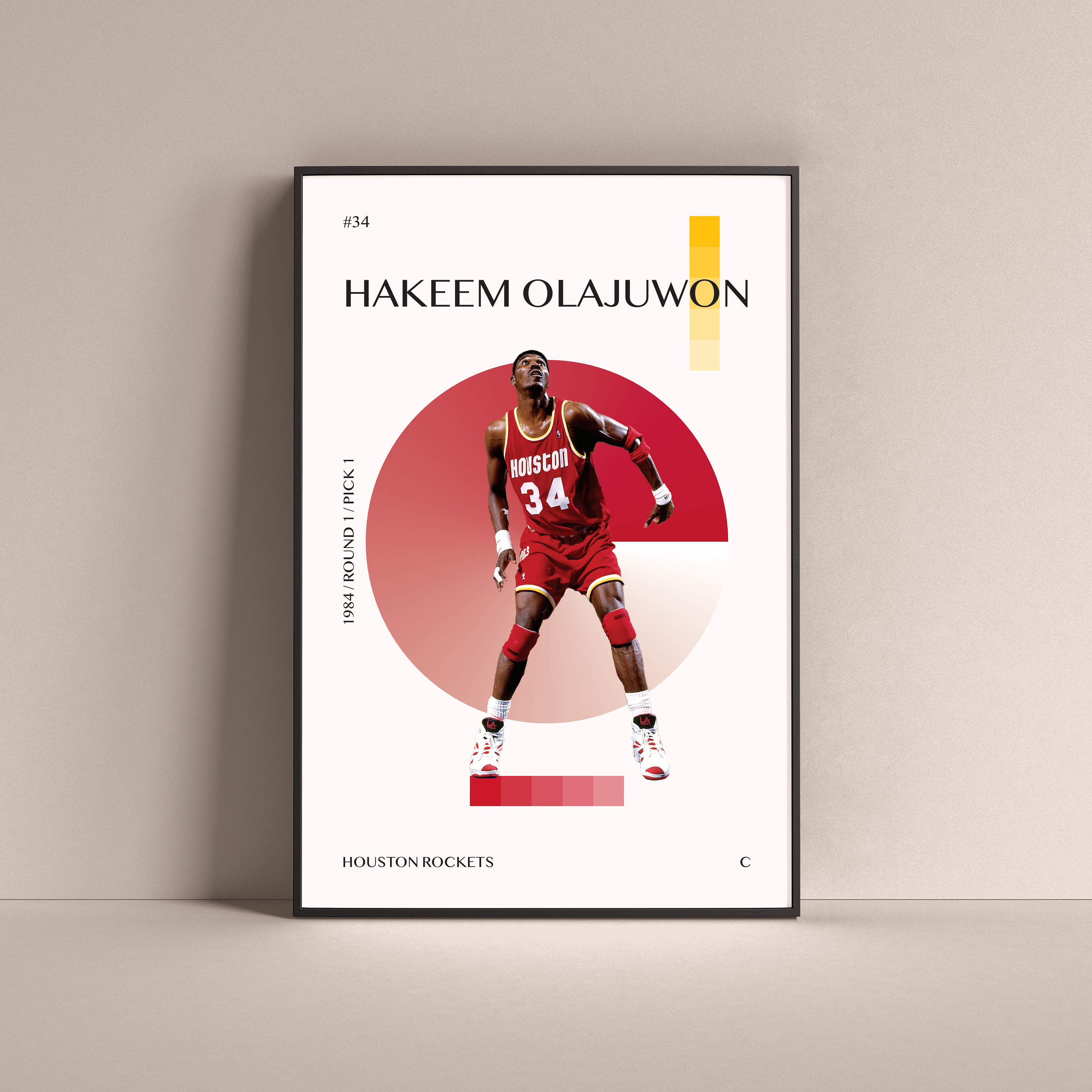 Hakeem Olajuwon Poster