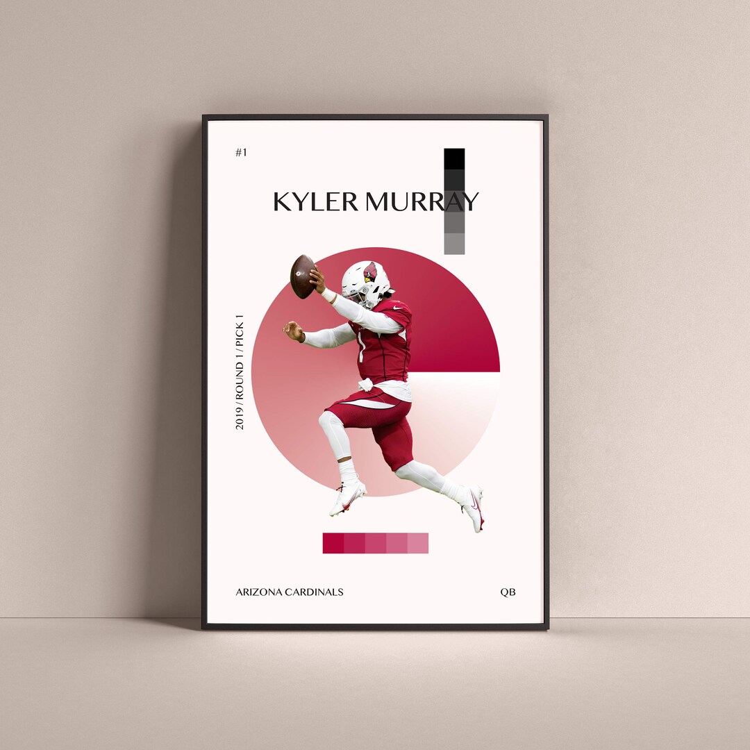 Kyler Murray Poster, Arizona Cardinals Art Print Minimalist Football ...