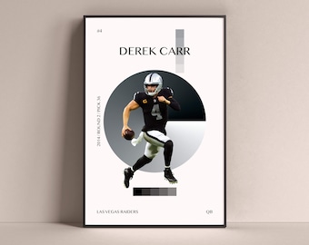 Derek Carr Art - Etsy