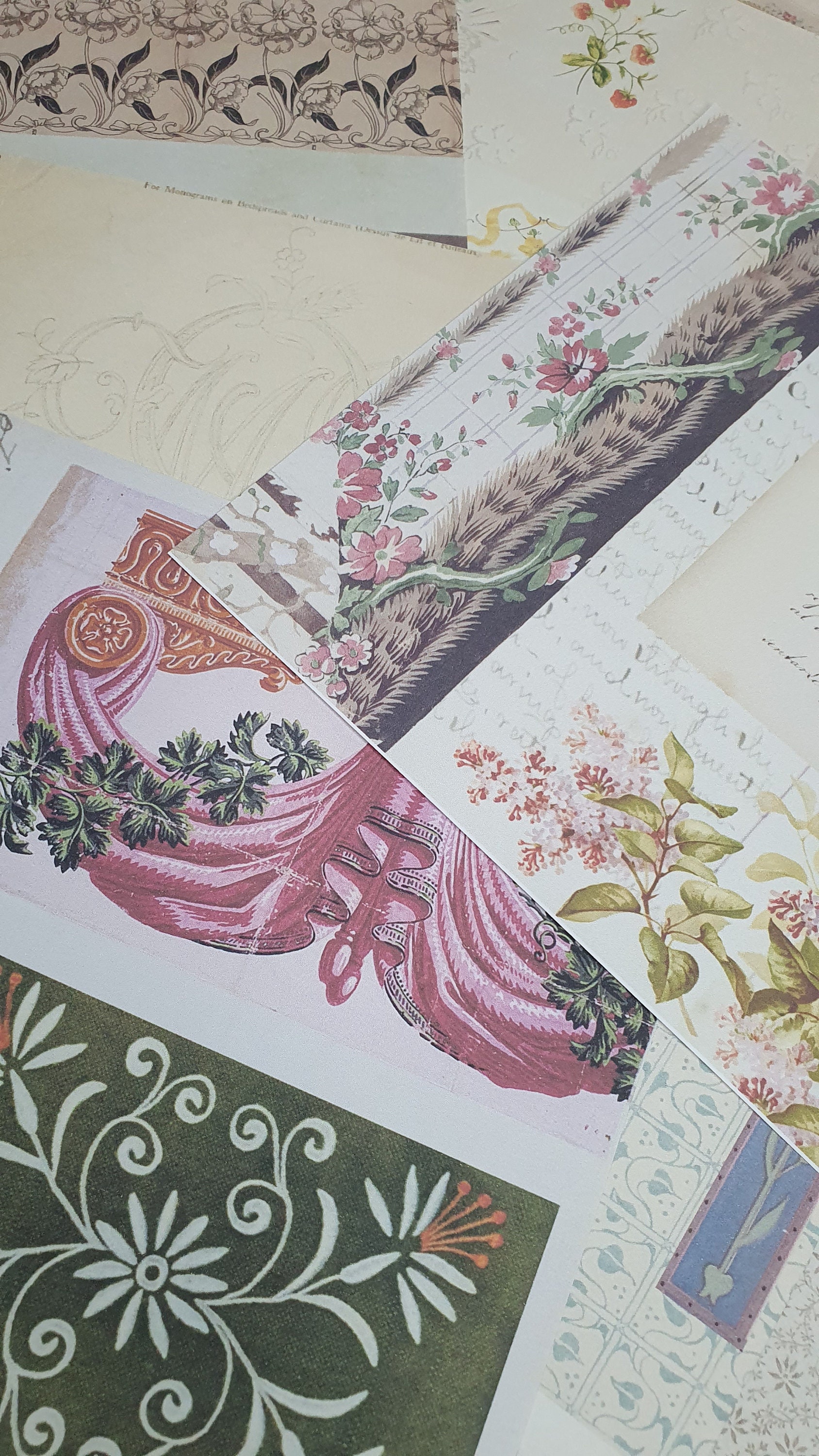 Vintage Rustic Botanicals Printable Collection Digital Download Antique ...