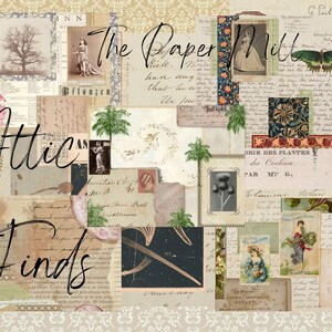 Attic Finds Vintage Printable Collection - Digital Download - Antique ...