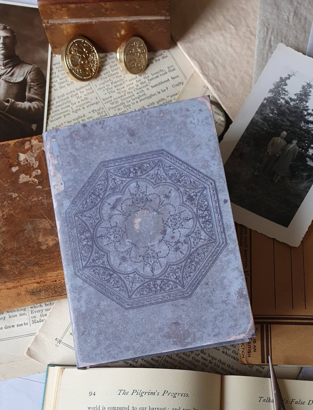 DIY Notebook Kit, Printable Junk Journal Grungy Vintage Printable ...