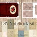 DIY Notebook Kit, Printable Junk Journal Grungy Vintage Printable ...