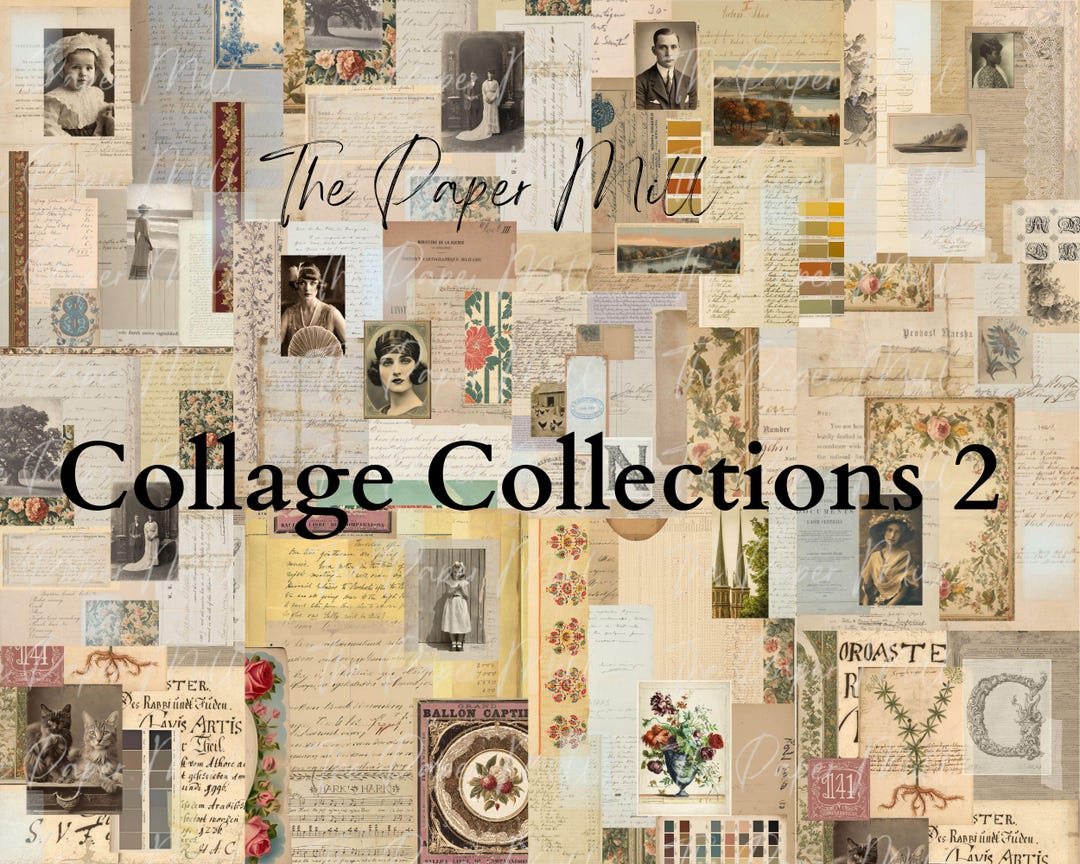 Junk Journal Collage Collections Printable Collection Digital Download ...