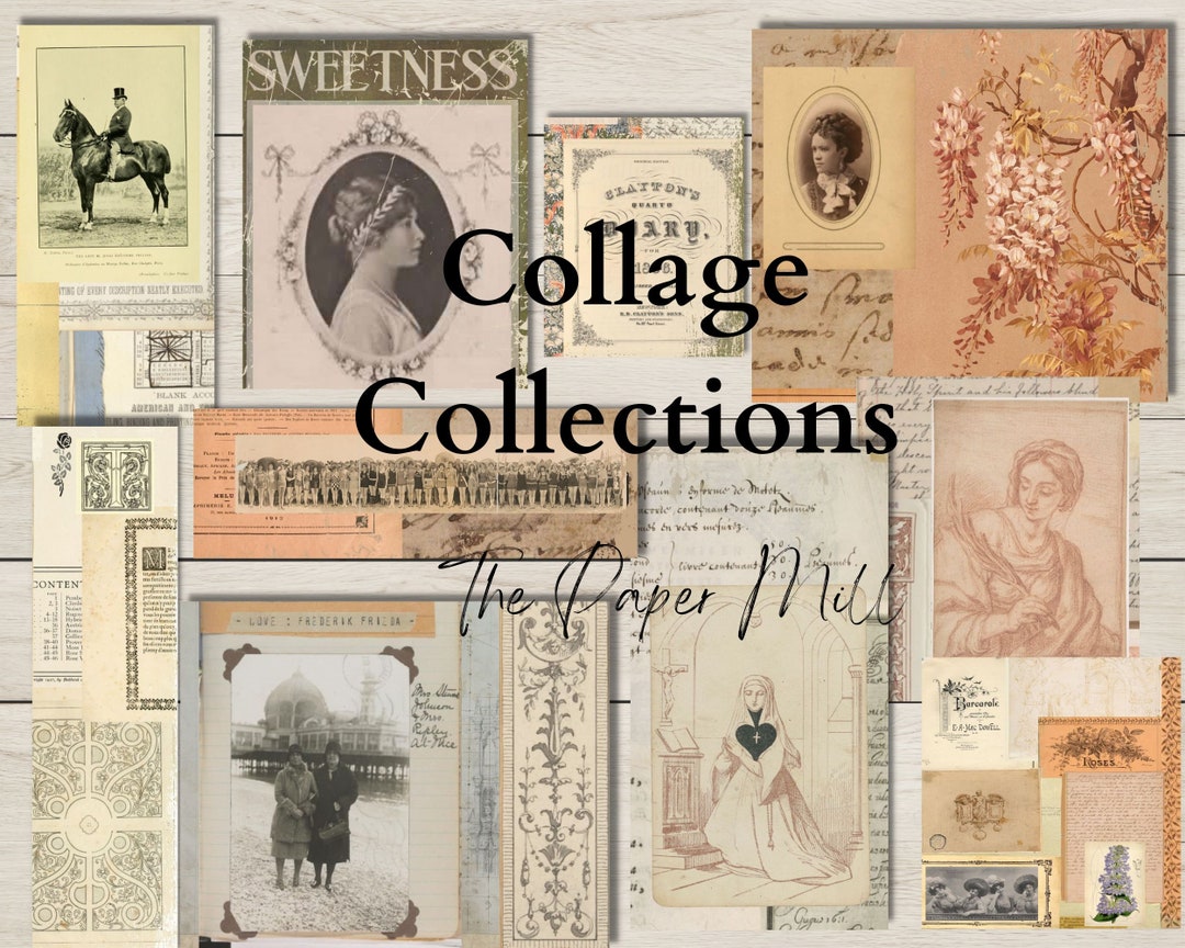Collage Collections Junk Journal Printable Collection - Digital ...