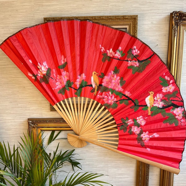 Large Japanese Fan - Etsy