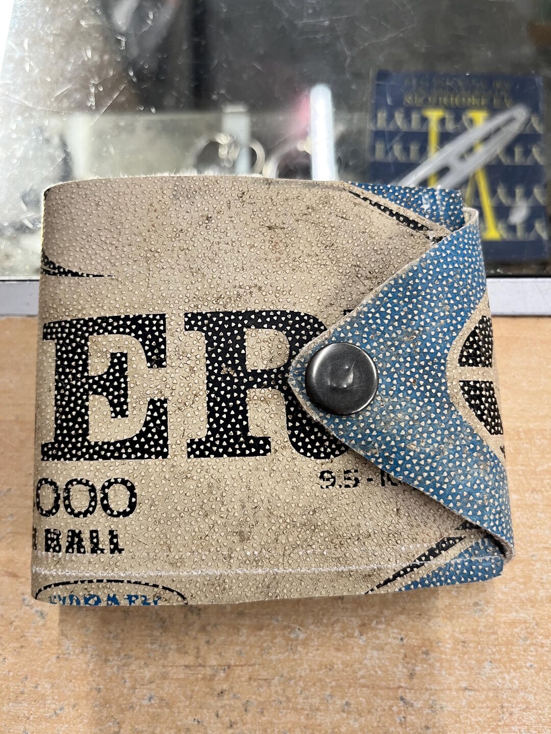 Upcycled Rugby Ball Wallet - Etsy