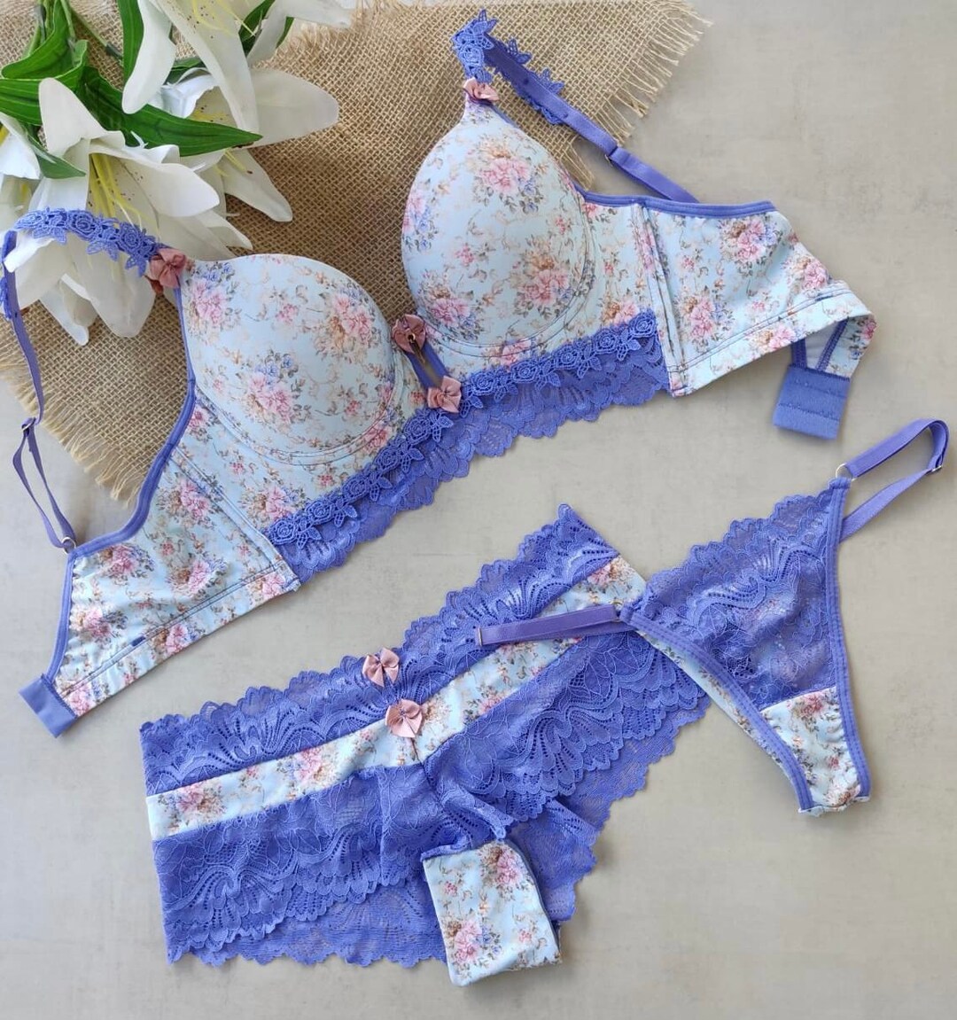 Lingerie Set - Etsy