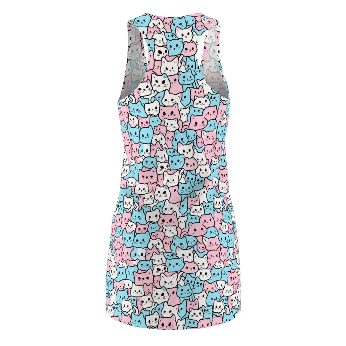 Trans Pride Dress, LGBT Cat Dress, Kawaii Transgender Pride Cats ...