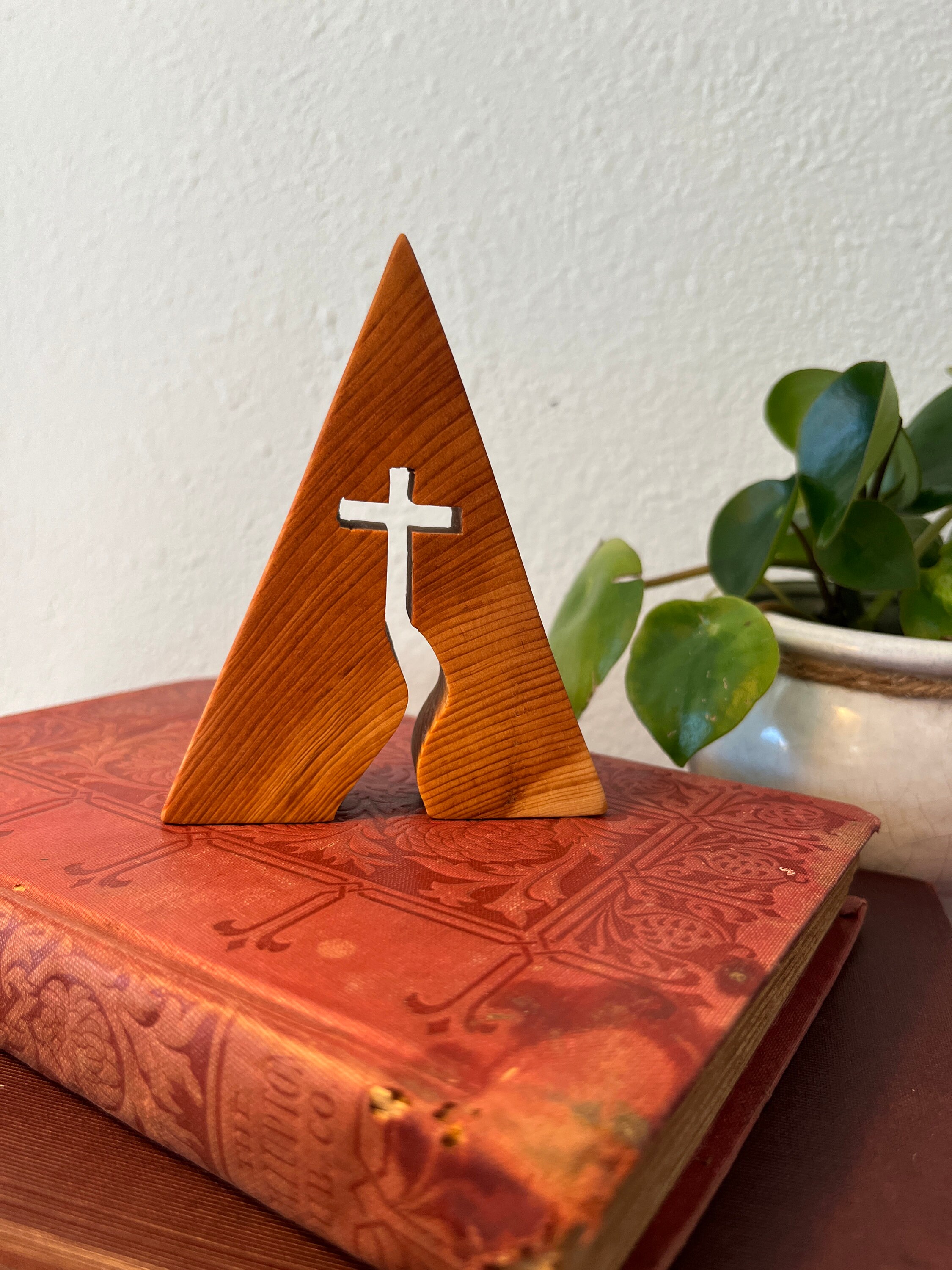 The Way to the Cross, Pastor Gift, Christian Decoration, Handmade ...