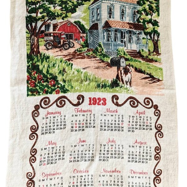 Tea Towel Calendar - Etsy