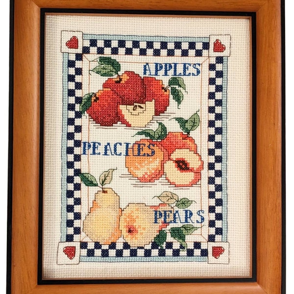 Cross Stitch Pear - Etsy