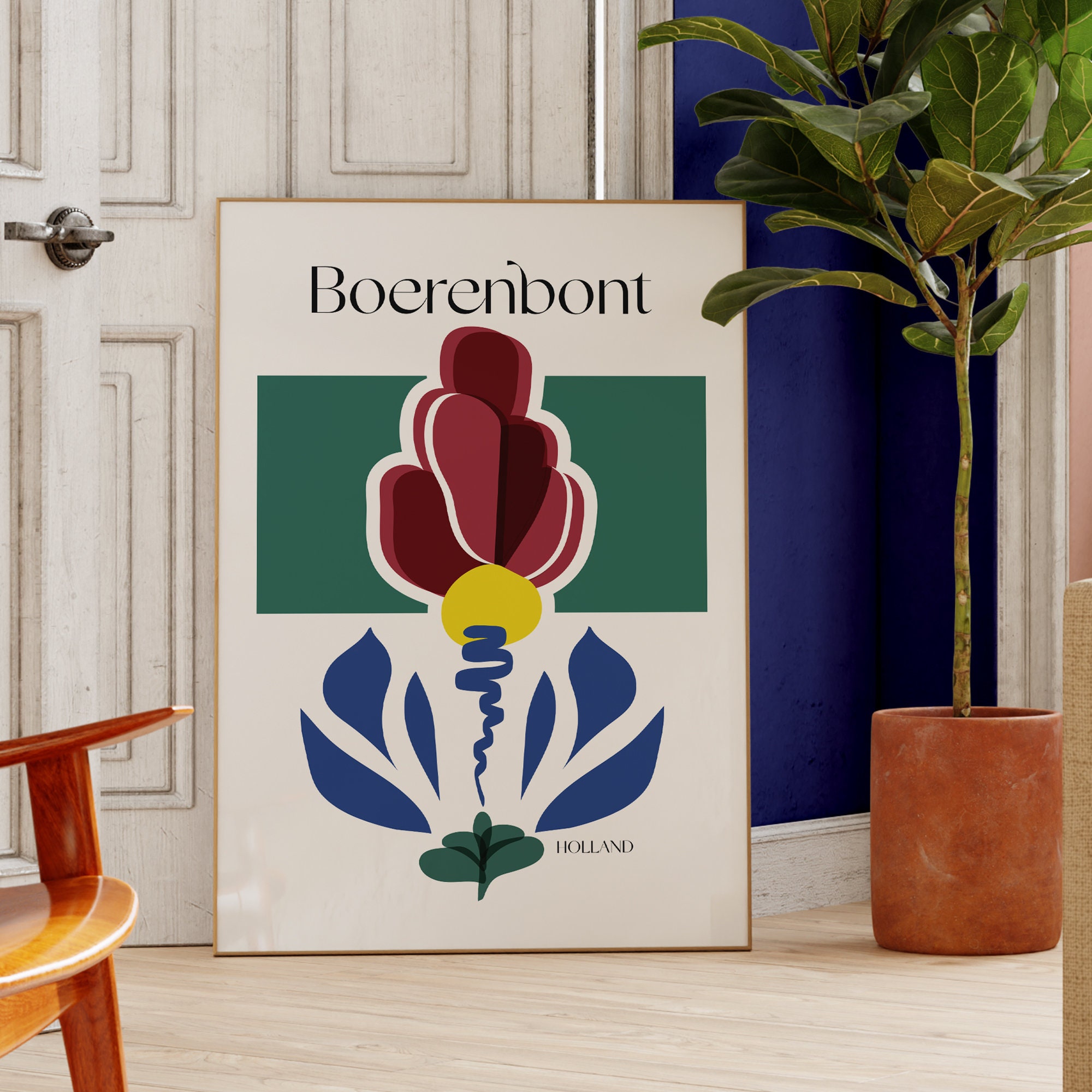 Netherlands Porcelain Pattern Wall Art Traditional Dutch Tableware ...