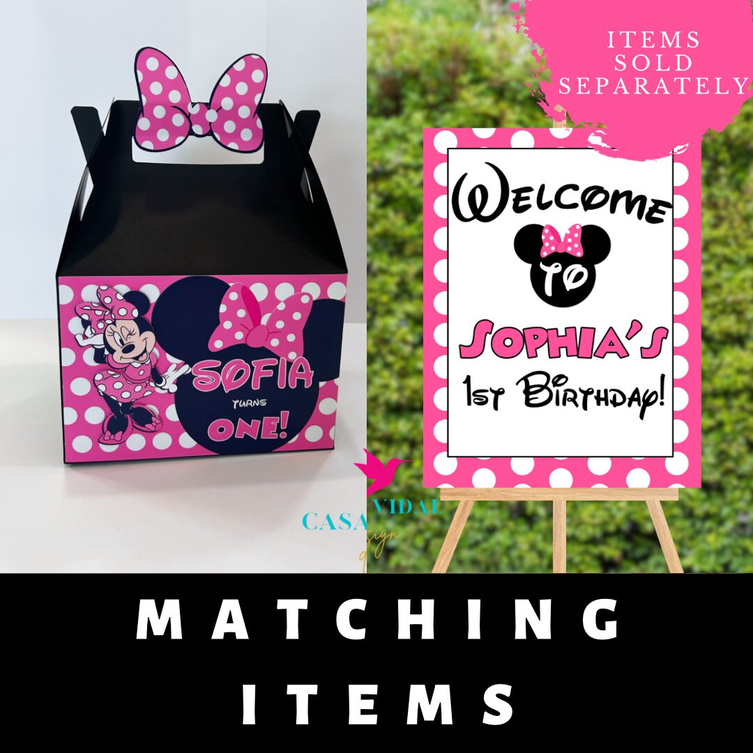 Minnie Mouse Favor Tags Minnie Mouse Personalized Favor Tags - Etsy