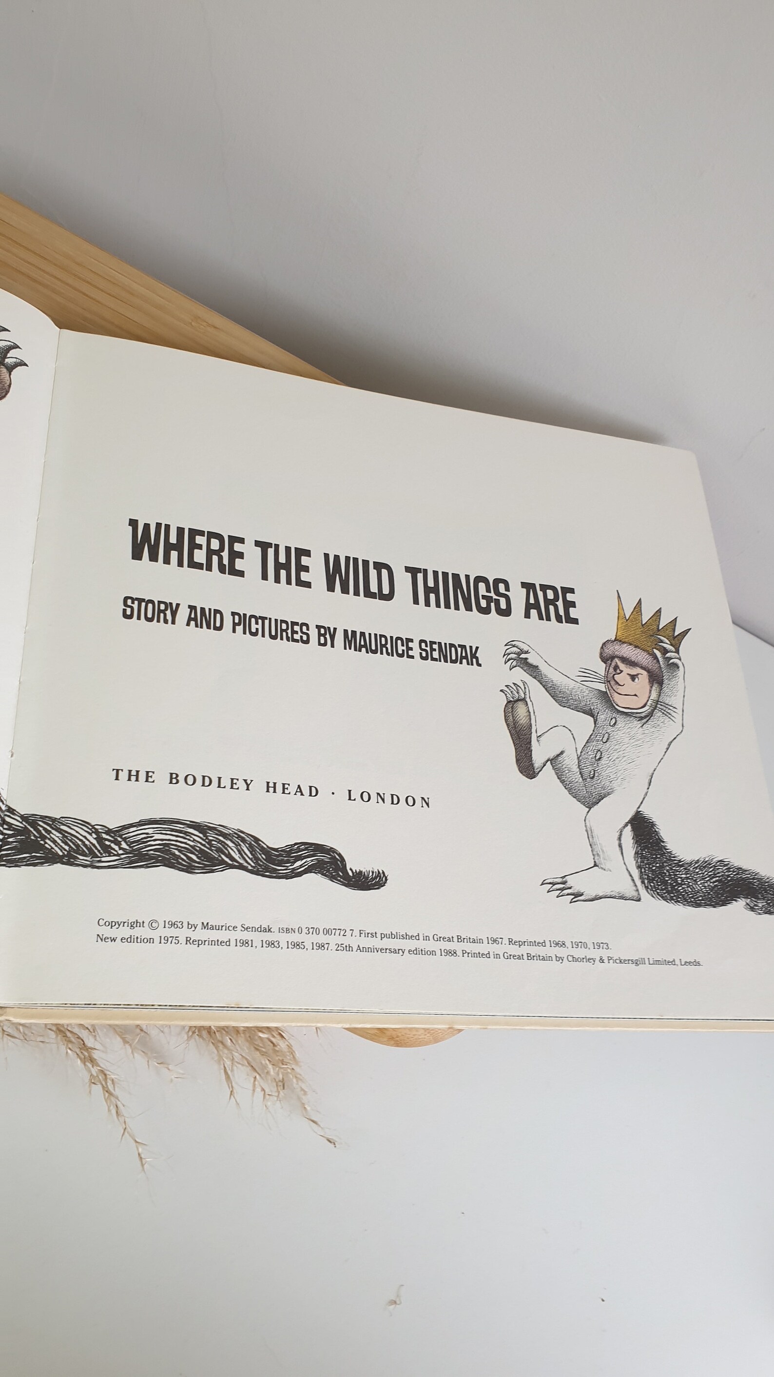 Where the Wild Things Are Maurice Sendak 25th Anniversary 1988 Edition ...