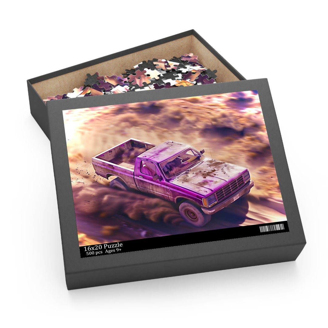 Customized Purple Jeep 500 Piece Jigsaw Puzzle Gift for Car Enthusiasts ...