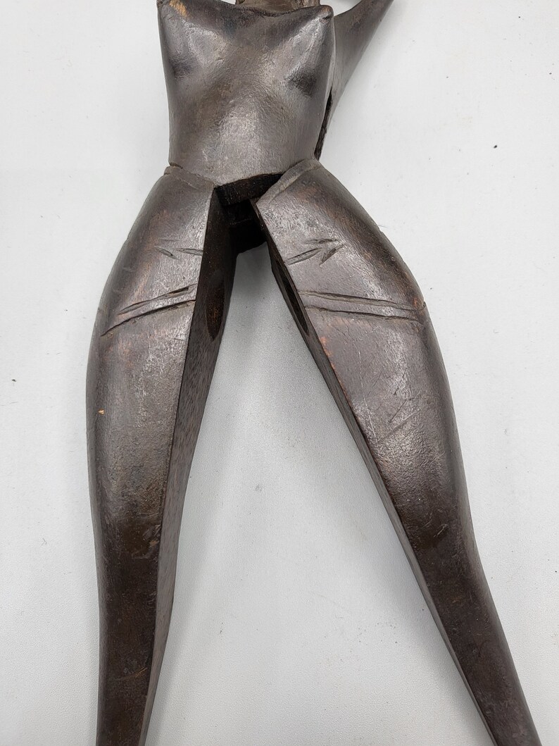 Circa 1950s Hand Carved Naked Lady Wooden Nutcracker - Etsy