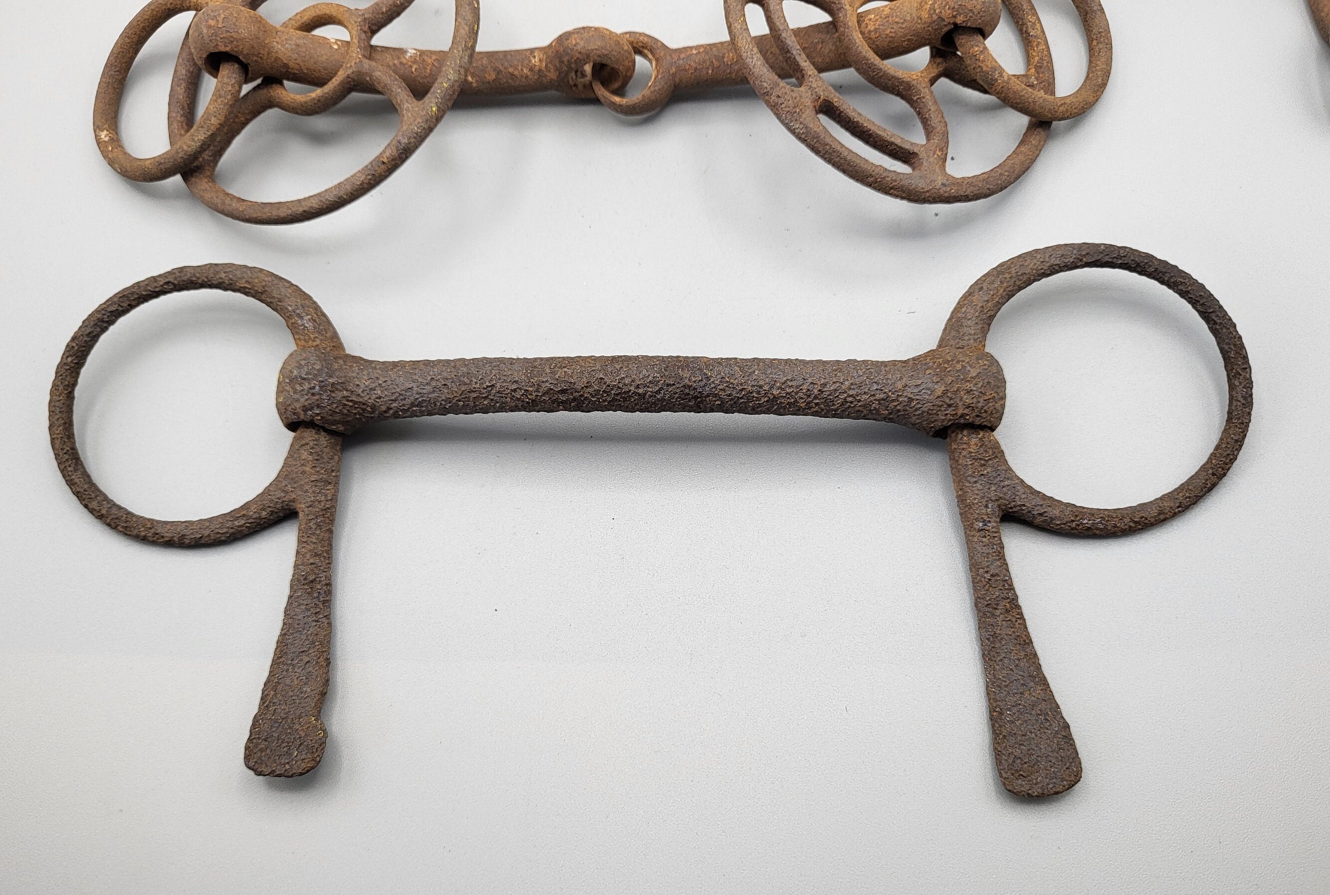 4 Antique/primitive Horse Bridal Bits Western Deco - Etsy