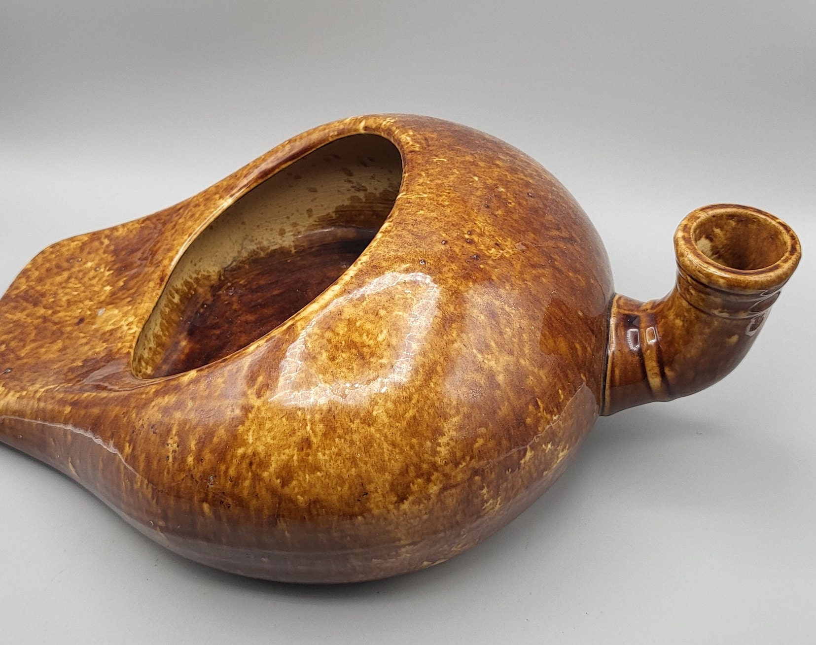 Antique Early 1800s Bennington Pottery Rockingham Glaze - Etsy