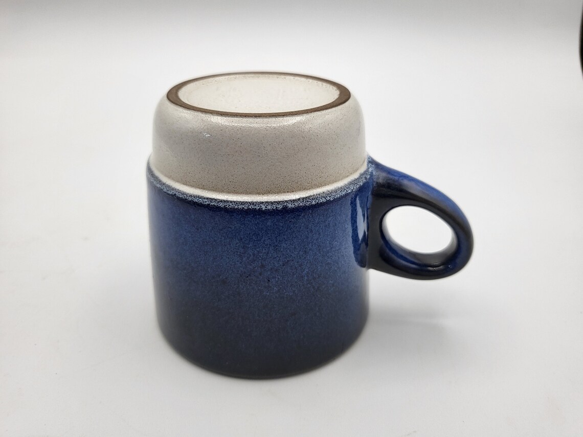 Vintage 1940s Edith Heath Pottery Opal/moonstone Stack Mugs - Etsy