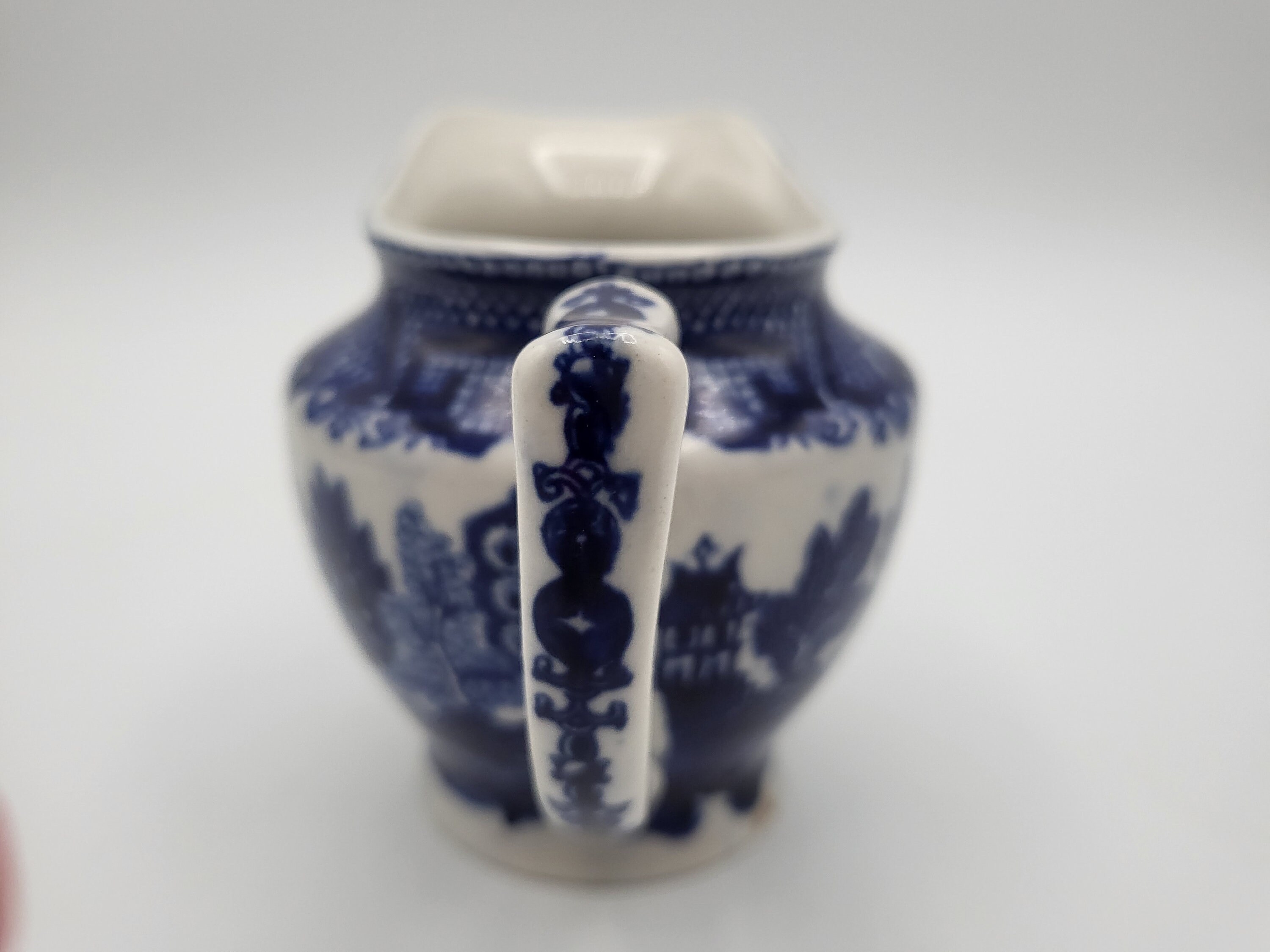 Antique Blue Willow Creamer Crown Mark Made in Japan - Etsy