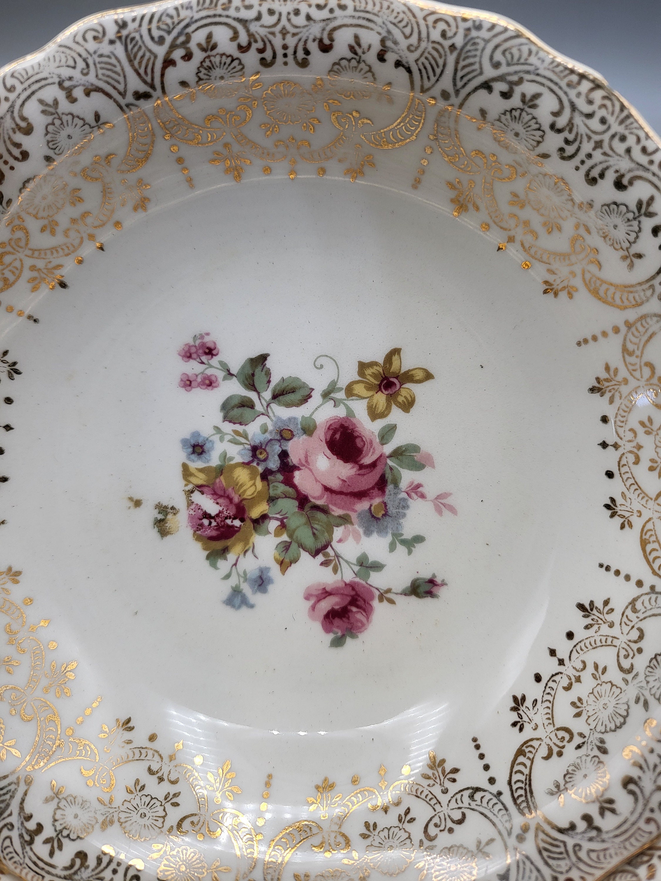 Early 1920s Keystone Canonsburg Pottery Co. 2 Floral Patterns With 22 ...