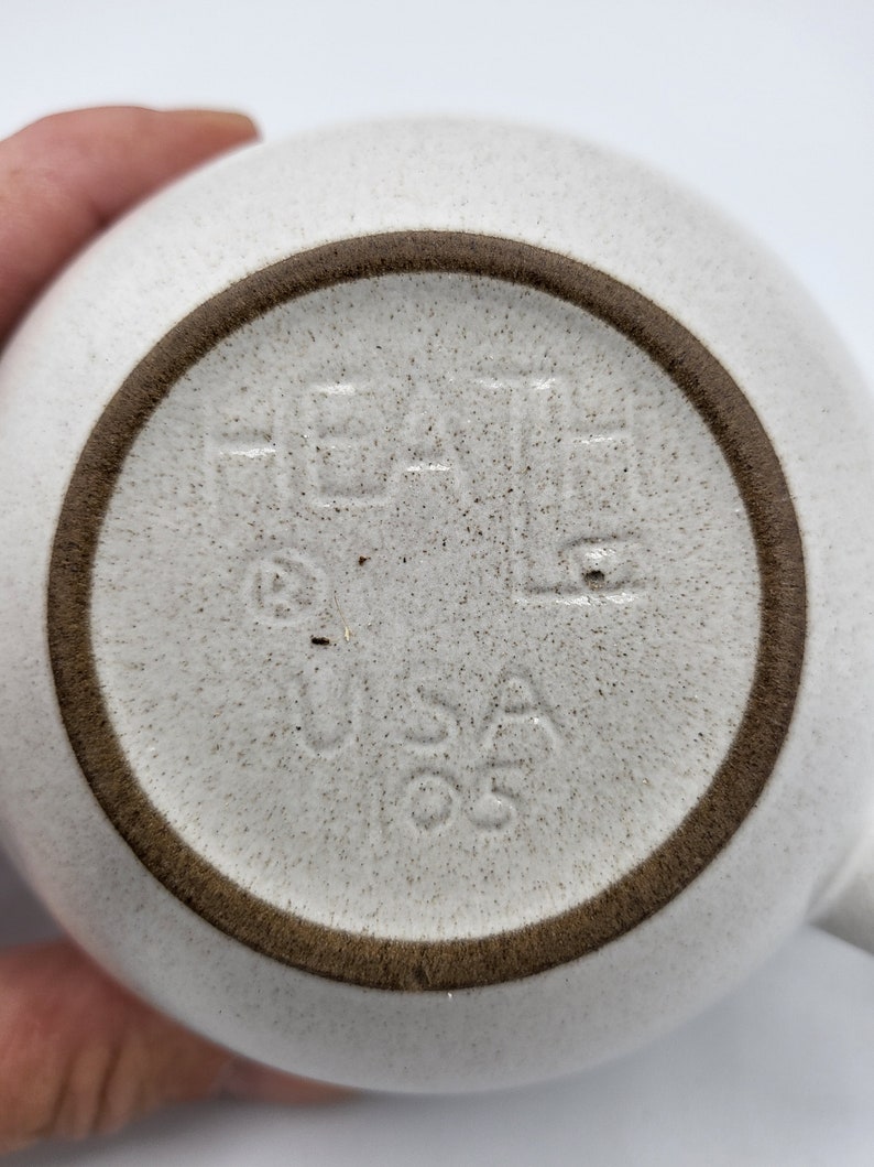 Vintage 1940s Edith Heath Pottery Opal/moonstone Stack Mugs - Etsy