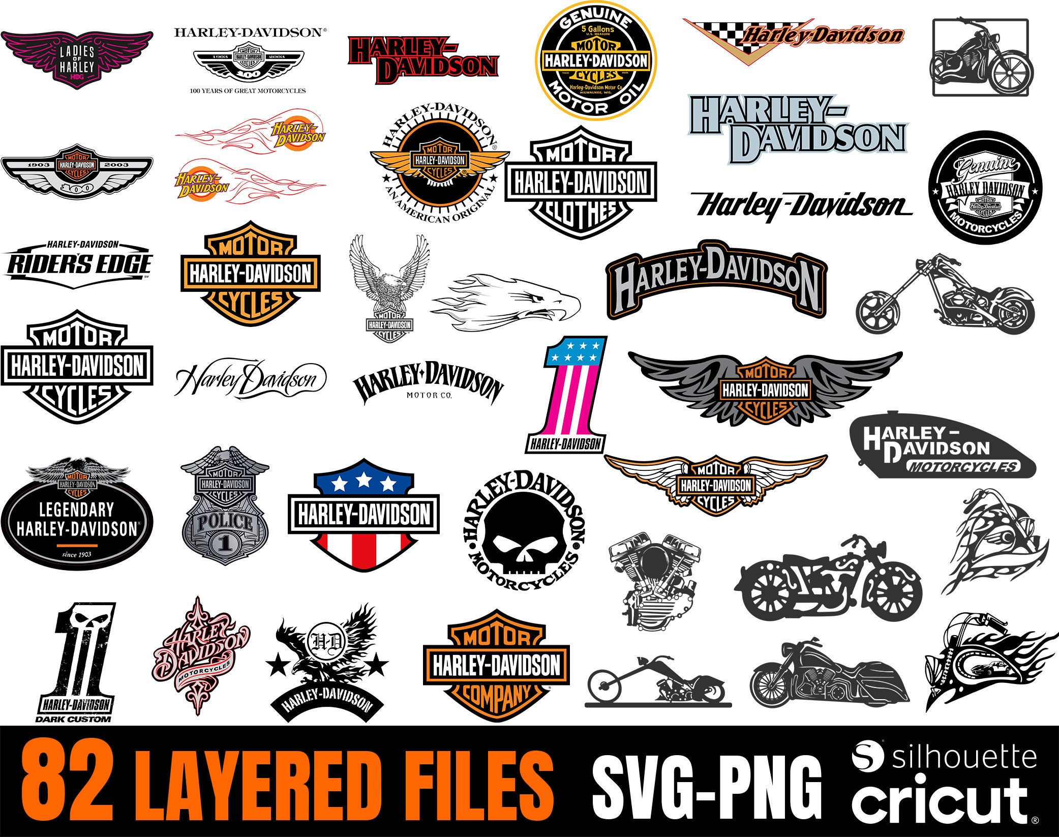 Harley Davidson Vector Logo Download Free SVG Icon Worldvectorlogo ...