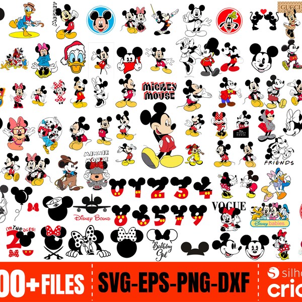 Mickey Mouse Cricut Free - Etsy