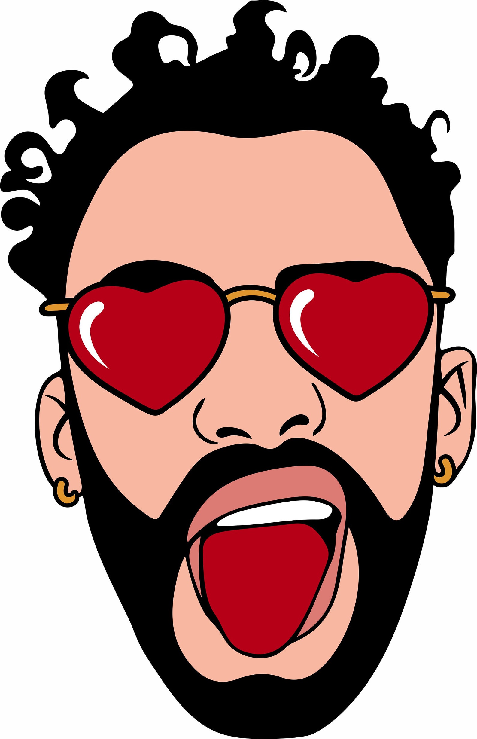 Bad Bunny Heart Sunglasses File (png, Svg, Jpg)digital Download Only ...