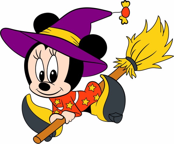 Cute Witch Mouse Files SVG PNG JPG Layered File Digital - Etsy