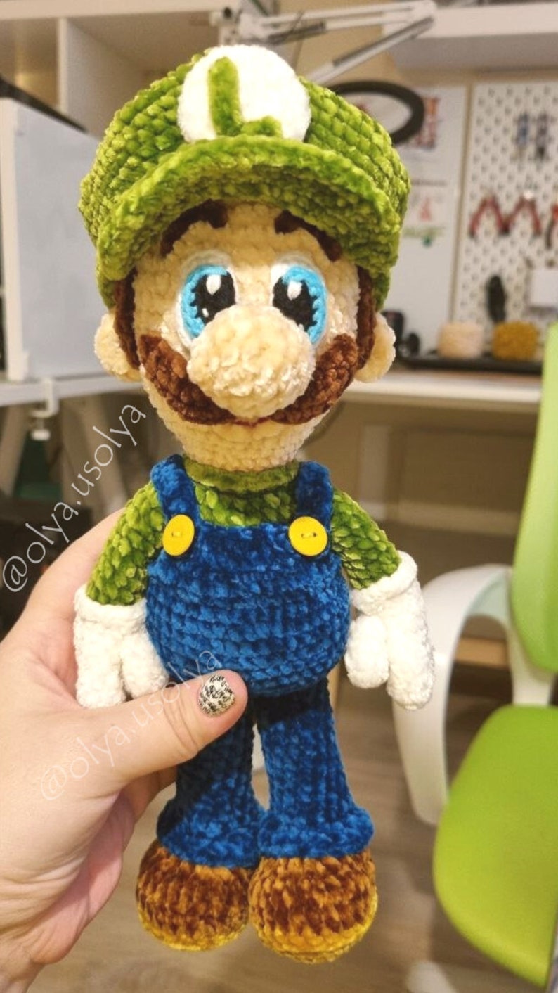 Crochet Pattern Bro Super Plumber PDF ENGLISH Easy - Etsy