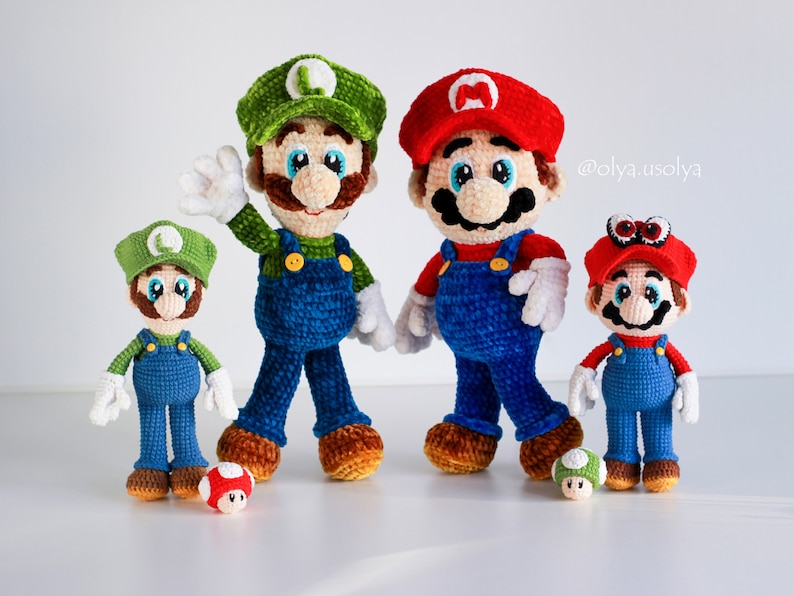 Crochet Pattern Bro Super Plumber PDF ENGLISH Easy - Etsy