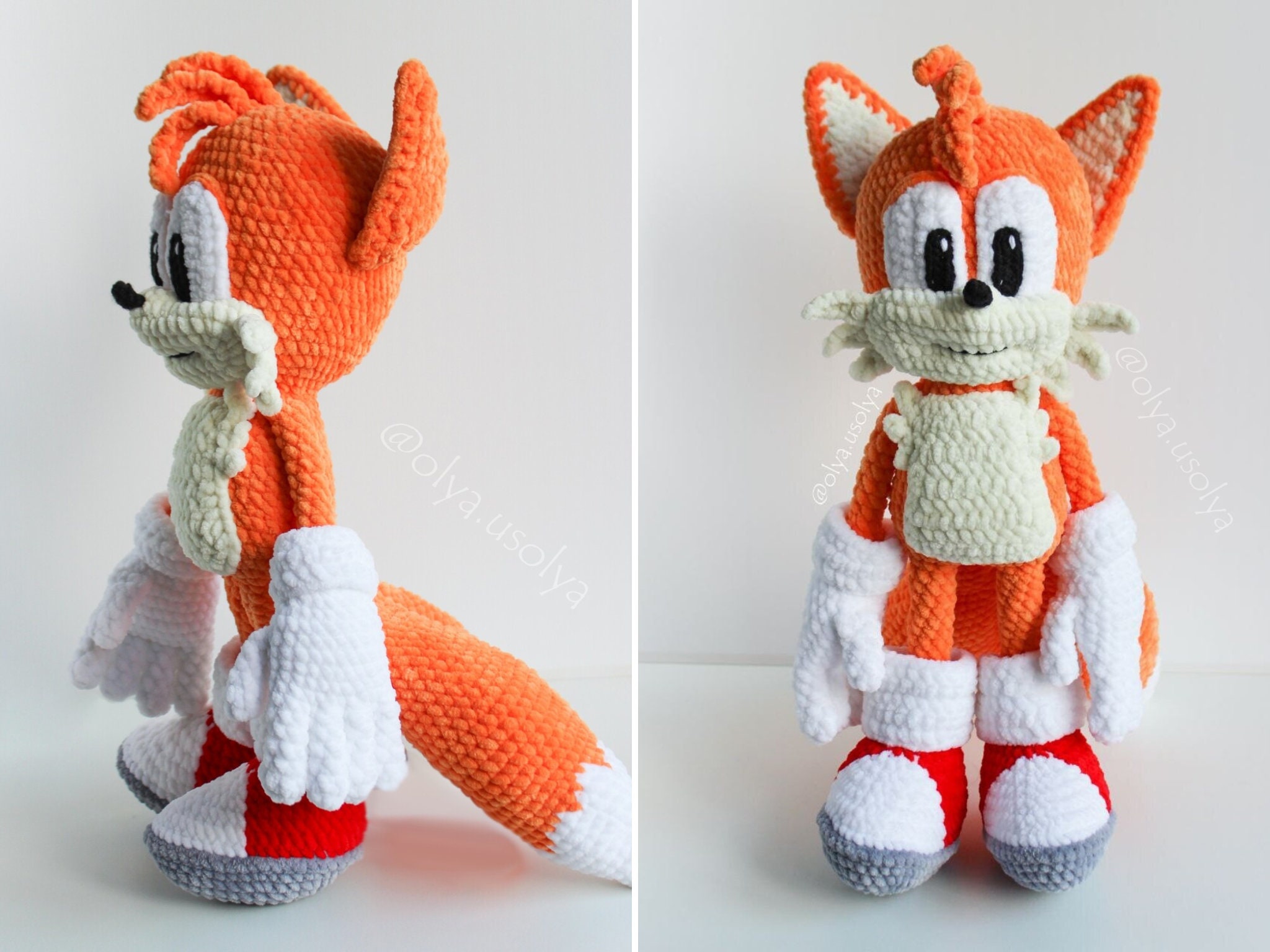 3 in 1 Crochet Pattern Super-prickle Copter-tailed Fox - Etsy Australia