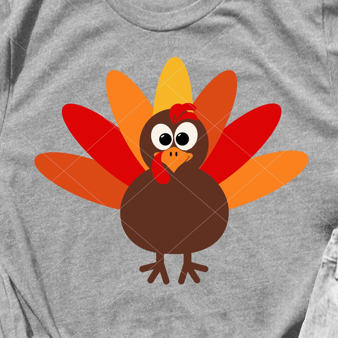 Thanksgiving Turkey Face Clipart Svg Png Vector Files Thanksgiving ...