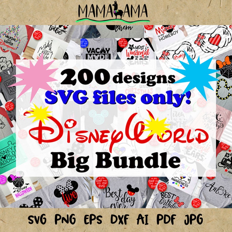 SVG Files for Cricut, Silhouette Cameo, Cut Files, Bundle 200 Svg ...