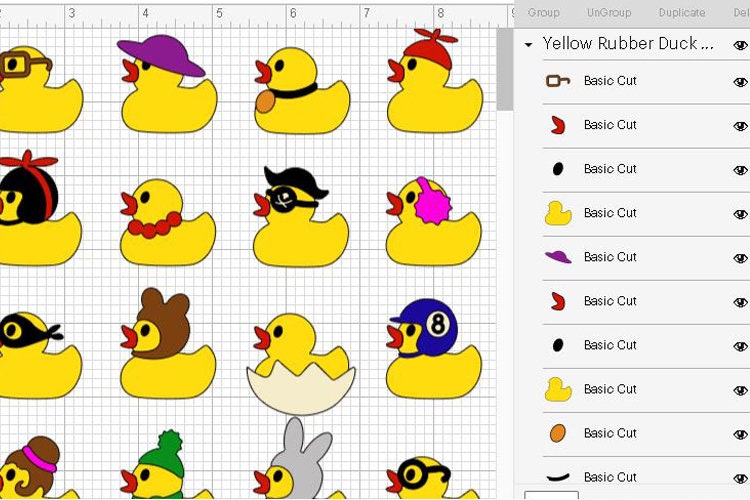 Set of Yellow Ducks - Etsy