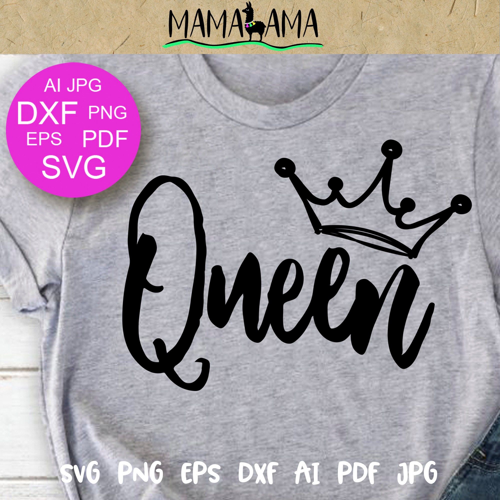 Queen Svg, Crown Svg, Birthday Shirts Design, Digital Downloads - Etsy