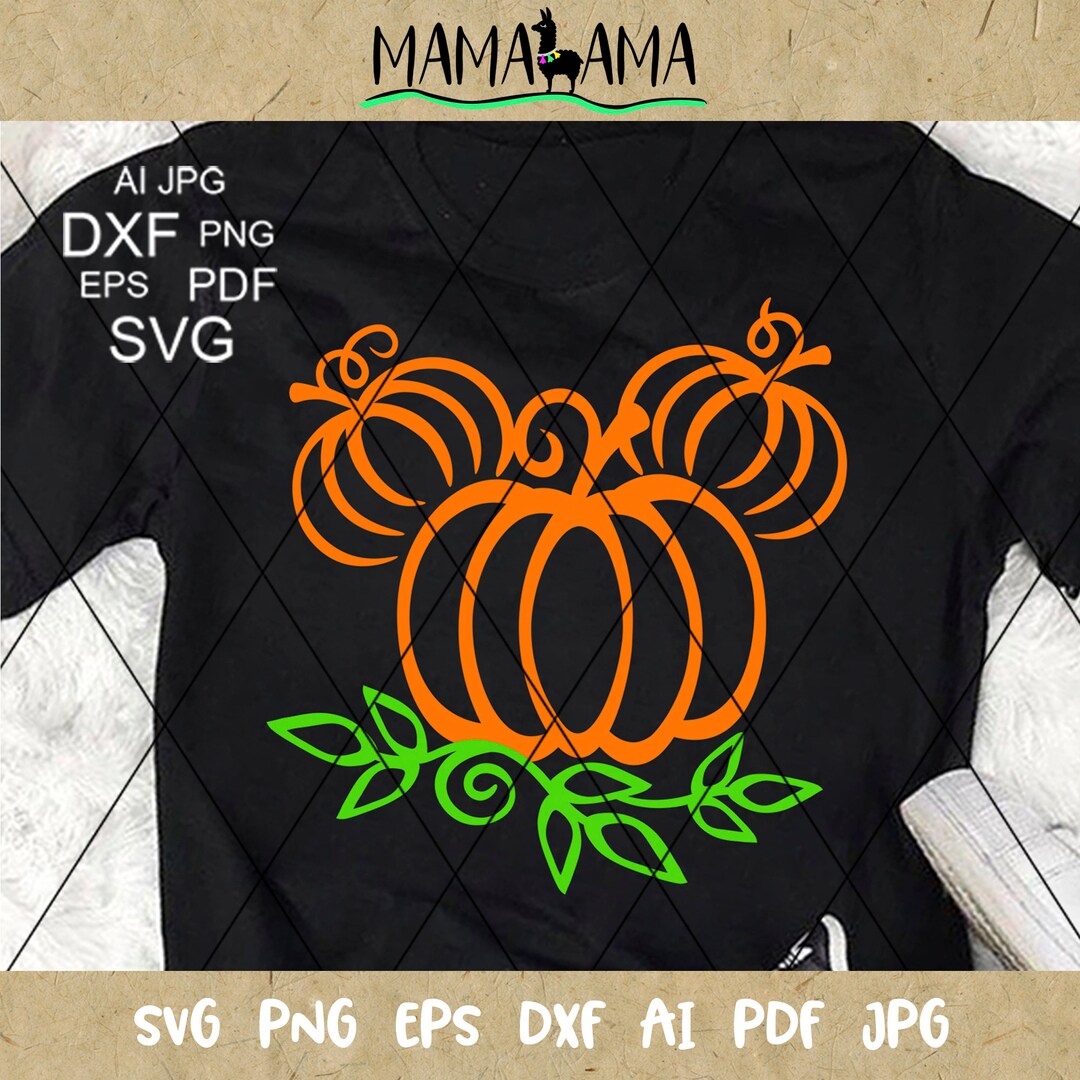 Pumpkin Svg Magical Kingdom Trip Svg, Thanksgiving Decorations Mouse ...