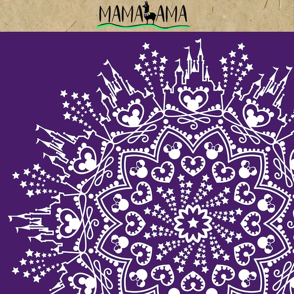 Minnie Mandala Svg - Etsy
