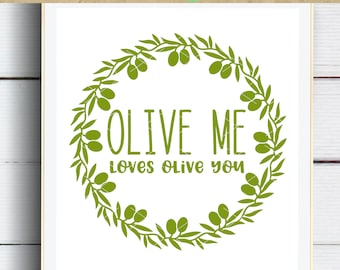 Olive Me Loves Olive You Png - Etsy
