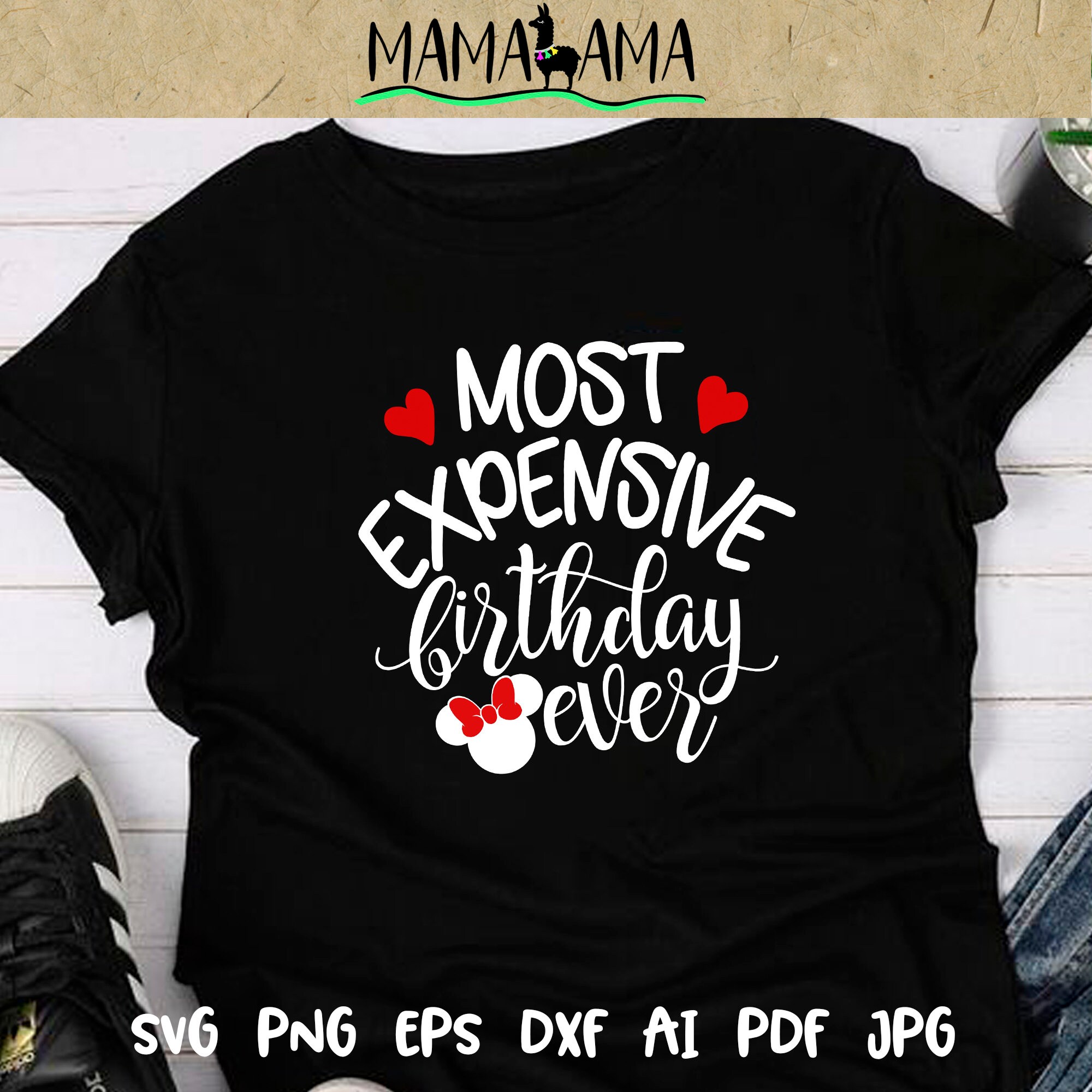 Most Expensive Birthday Ever Svg, Png, Birthday Decor, Family Trip ...