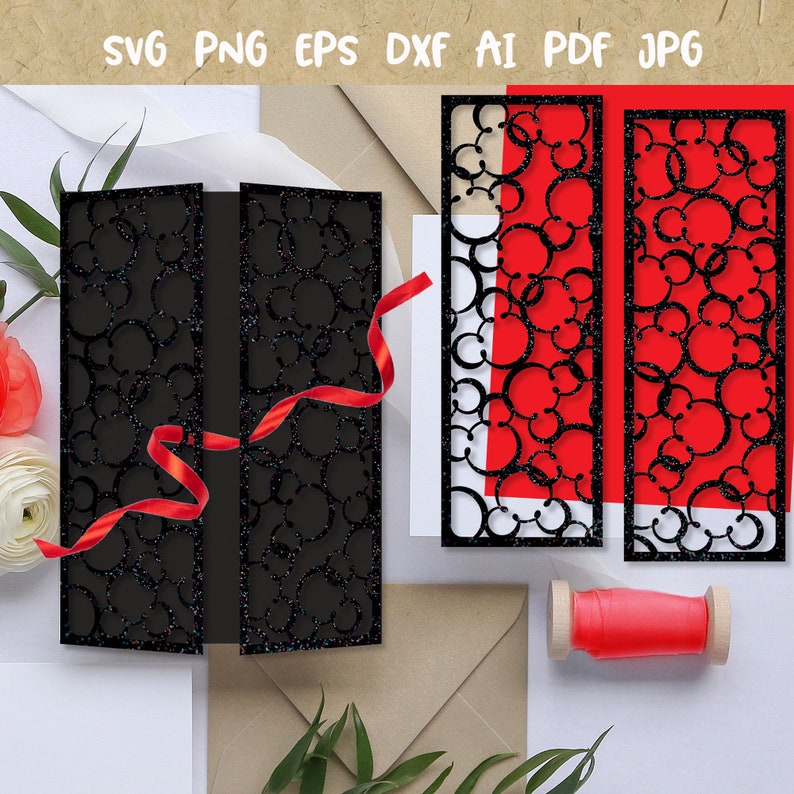Birthday Envelope Template Svg Laser Cut Invitation 5x7 In - Etsy