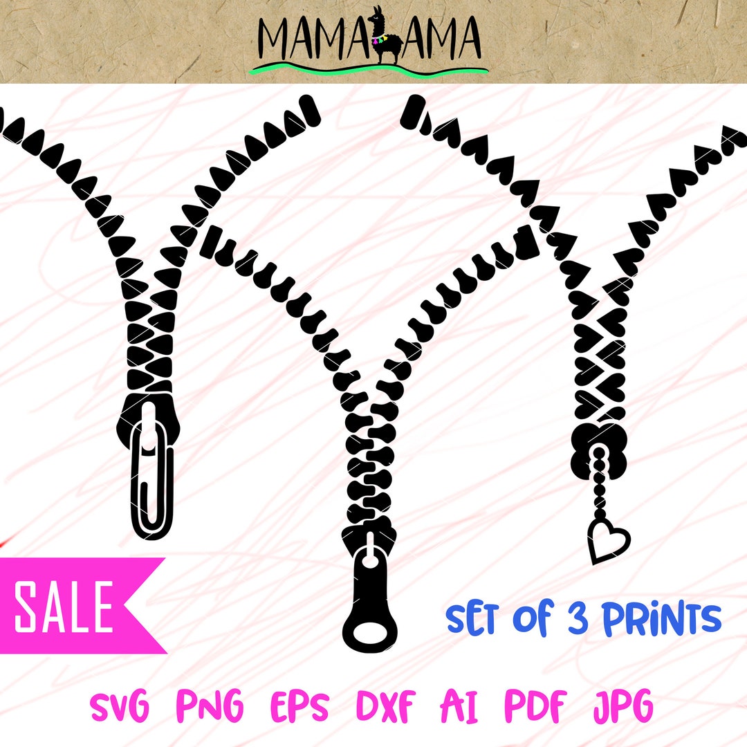 Zipper Open Lock SET Svg, Zip Bundle SVG, Cricut Downloads - Etsy