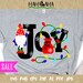 Joy Sign Svg Christmas Gnome Decor Ornaments Vector Files - Etsy