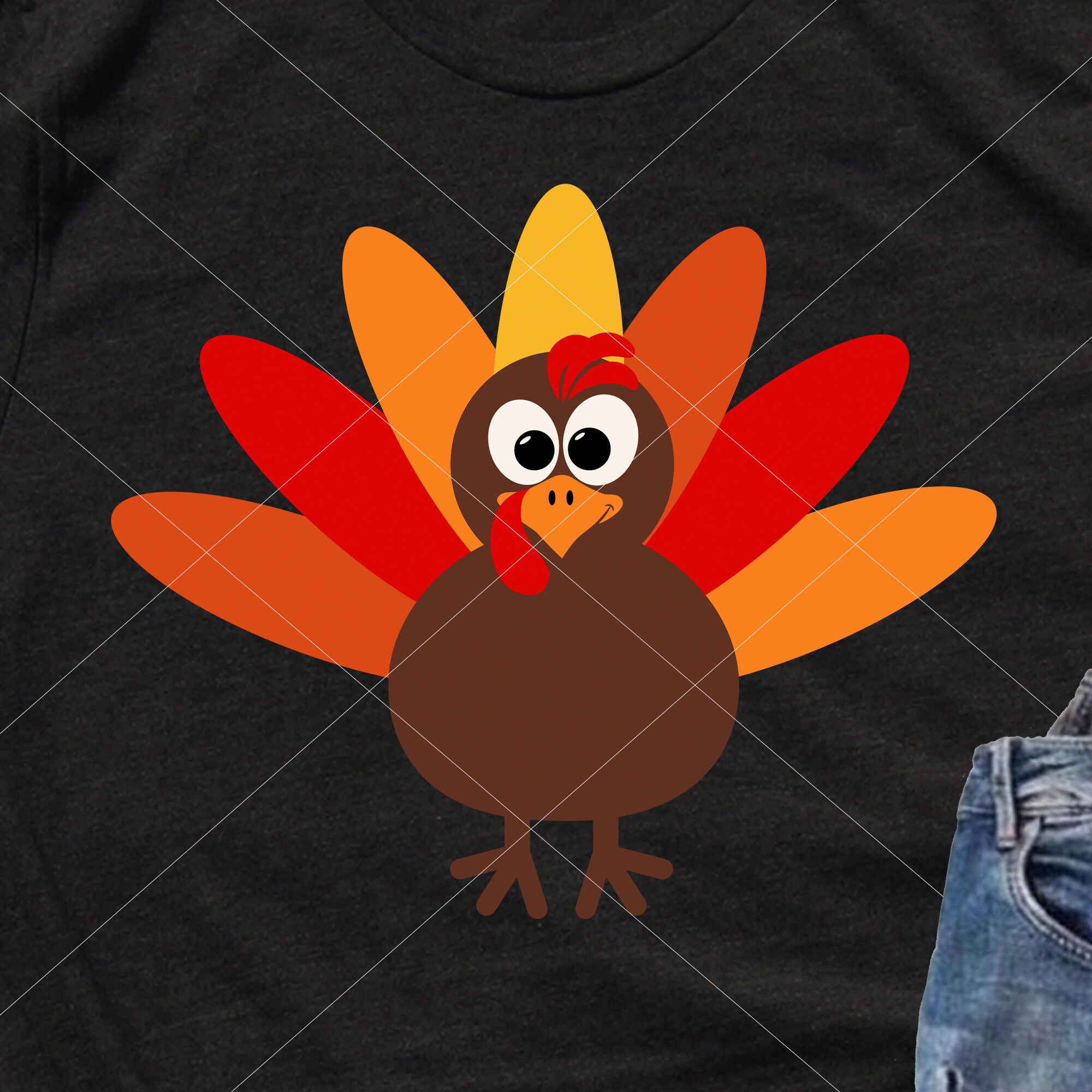 Thanksgiving Turkey Face Clipart Svg Png Vector Files Thanksgiving ...