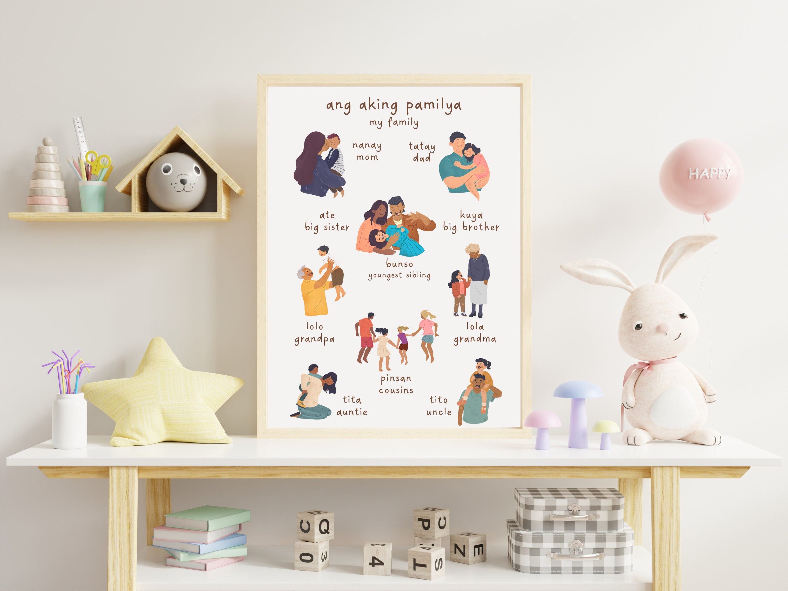 Minimal and Aesthetic Filipino Tagalog My Family Ang Aking Pamilya ...