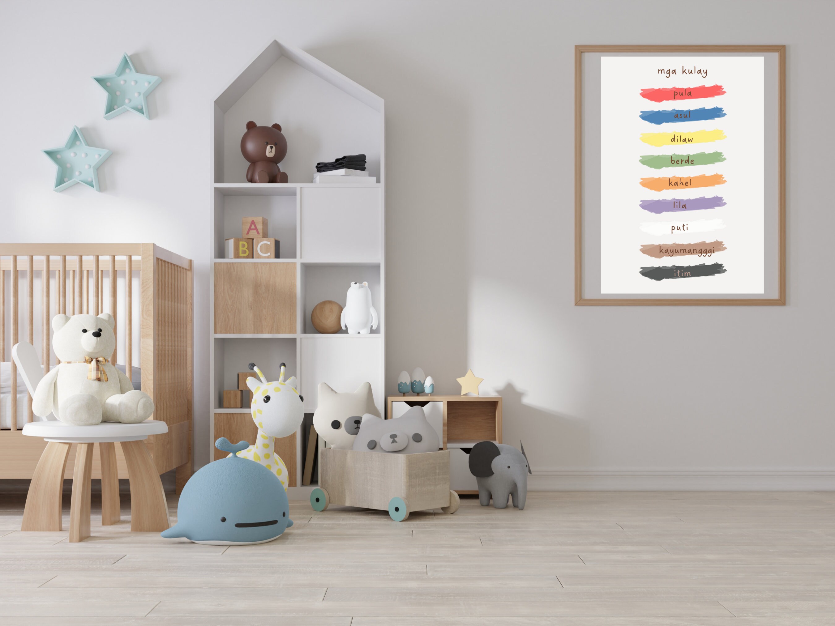 Minimal and Aesthetic Filipino Tagalog Colors Poster Digital Download ...