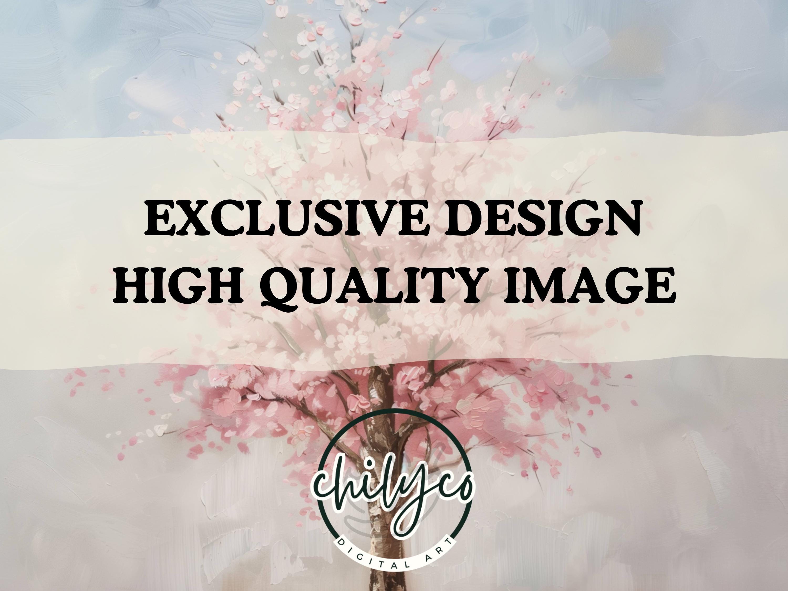 Printable Cherry Blossom Art | Girly Artwork | Pink Art | Spring Cherry ...