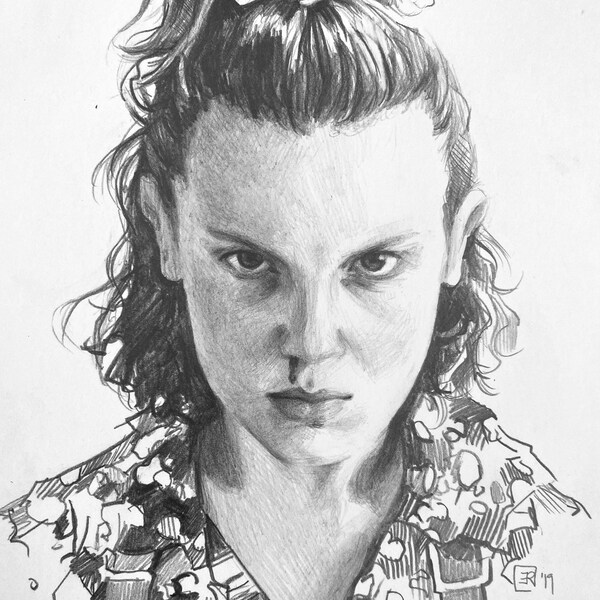 Eleven Drawing - Etsy